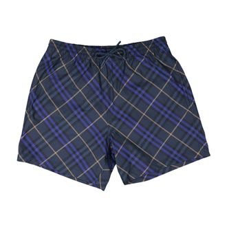 Burberry Homme, Maillots de bain, Bleu, Taille: M Maillot de bain &agrave; carreaux pour homme