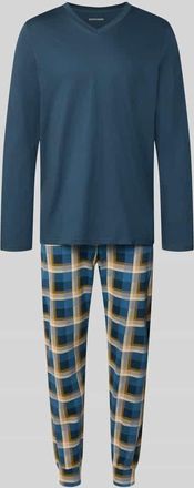 Schiesser Relaxed Fit Schlafanzug aus reiner Baumwolle