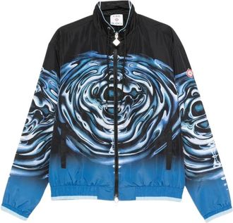 Casablanca Homme, Sport, Multicolore, Taille: M Veste coupe-vent Warped Logo Ripple