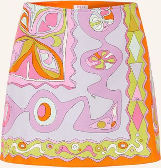 Pucci Wickelrock Aus Seide rosa