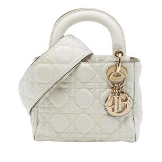 Dior Pre-owned Mini Lady - - Pre-owned - Damen - Wei&szlig; - ONE SIZE