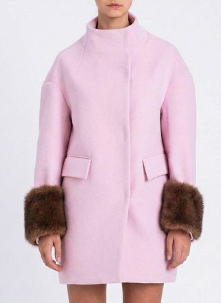 Twin-Set Mantel TWINSET ACTITUDE Damen Farbe Pink