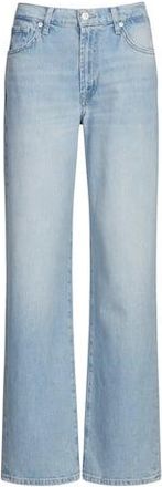 7 For All Mankind Jean flare taille haute en coton mélangé