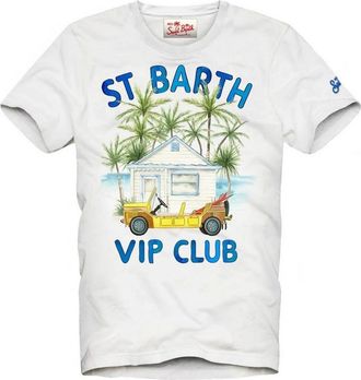 MC2 Saint Barth Homme, Tops, Blanc, Taille: 2XL T-Shirt