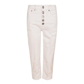 Dondup Femme, Pantalons, Blanc, Taille: W25 Pantalon Ample