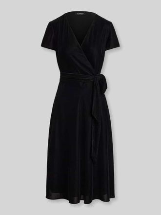 Lauren Ralph Lauren Wickelkleid mit Bindeg&uuml;rtel