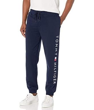 Tommy Hilfiger Pantalon de jogging en polaire pour homme, Sky Captain., XX-Large grand