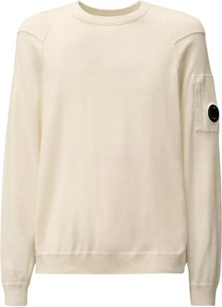 C.P. Company C.p. Company, Homme, Pulls, Blanc, Taille: L Maille ras du cou