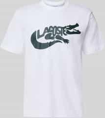Lacoste Regular Fit T-Shirt aus reiner Baumwolle