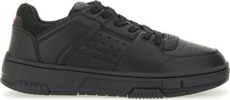 HUGO BOSS Homme, Chaussures, Noir, Taille: 40 EU Baskets basses en cuir