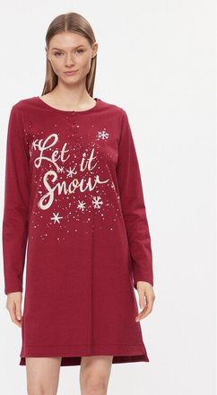 Triumph Nachthemd Winter Moments NDK Buttons X 10216529 Rot