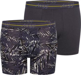 sloggi Langer Boxer Blue Start