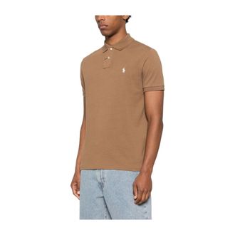 Polo Ralph Lauren Homme, Tops, Brun, Taille: L Polo en coton