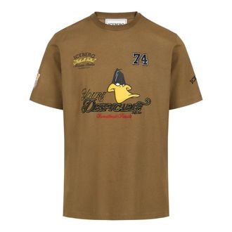 Iceberg Homme, Tops, Vert, Taille: 2XL Looney Tunes T-Shirt