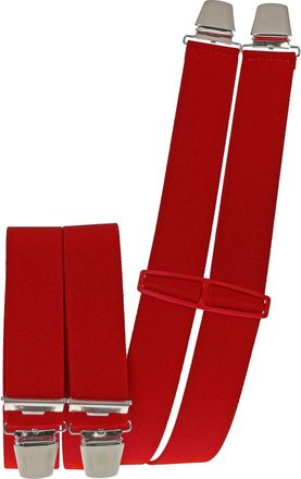 Harrys-Collection Herren Hosentr&auml;ger 2 Gr&ouml;&szlig;en gro&szlig;er Farbauswahl, Gr&ouml;&szlig;en:120 cm, Farben:rot