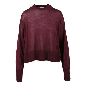 Alysi Femme, Pulls, Rouge, Taille: 38 FR Maglia garzata corta