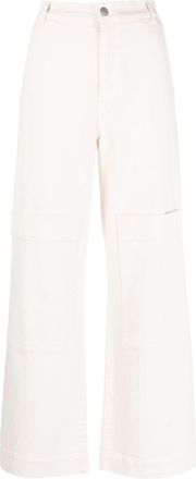 Parosh Pantalon taille haute &agrave; poches multiples Parosh