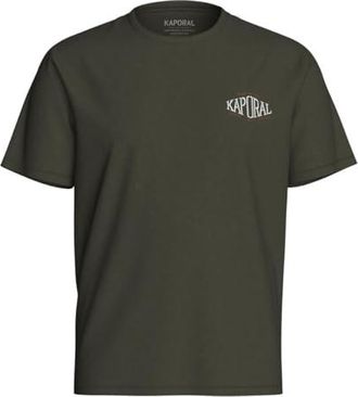 Kaporal Tee Shirt pour Homme, Coupe Regular, Manches Courtes, Col Rond, Modèle Vicen, Couleur Dark Khaki, Taille