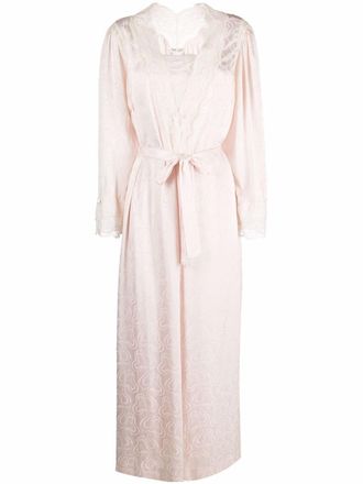 Dior ensemble de lingerie à détails de dentelle (années 1990) - Rose