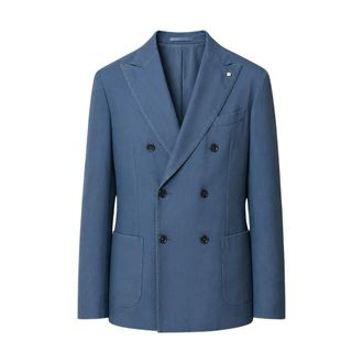 Luigi Bianchi Mantova Herren, Jacken, Blau, LGr&ouml;&szlig;e
