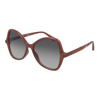 Chlo&eacute; Orange/Grey Shaded Sonnenbrille - - Accessories - Damen - Grau - 56 MM