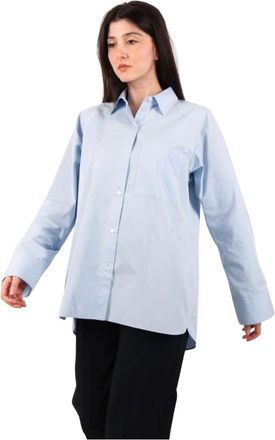 Elvine Femme, Chemises, Bleu, Taille: 40 FR Chemisier Bleu clair Noelle