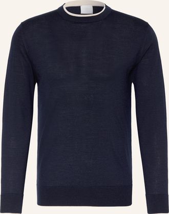 Eleventy Eleventy Pullover Mit Seide blau