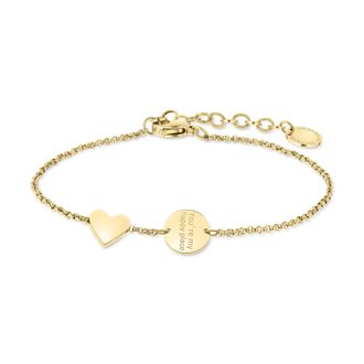 Liebeskind Liebeskind Berlin Damen Armband LJ-1761-B-20 aus Edelstahl in IP Gold