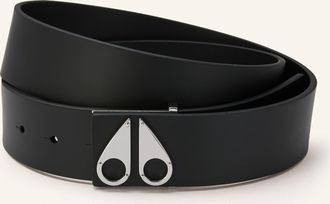 Moose Knuckles Lederg&uuml;rtel schwarz