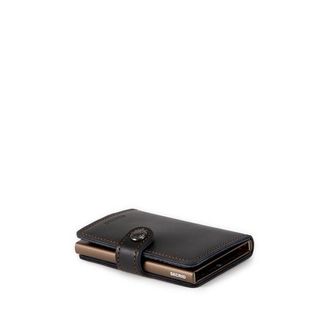 Secrid Mini porte-cartes en cuir grain&eacute; m&eacute;lang&eacute;