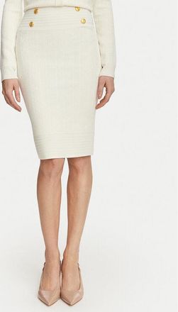 Guess Bleistiftrock G6YD07 Z1013 Creme Slim Fit