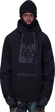 686 Veste de ski et snowboard imperm&eacute;able pour homme, Noir, L