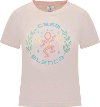 Casablanca Femme, Tops, Rose, Taille: 44 FR T-Chemises