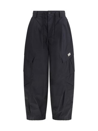 Dolce & Gabbana Cotton Gabardine Trousers - Black