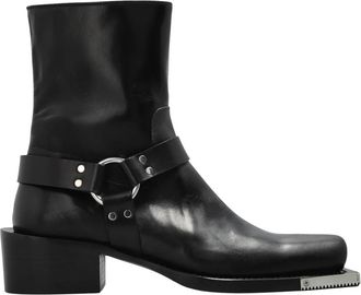 Dsquared2 Leder Cowboystiefel - - Shoes - Herren - Schwarzk - 43 EU