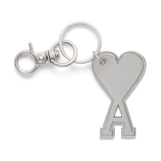 Ami Femme, Accessoires, Gris, Taille: ONE Size De Coeur Keyring