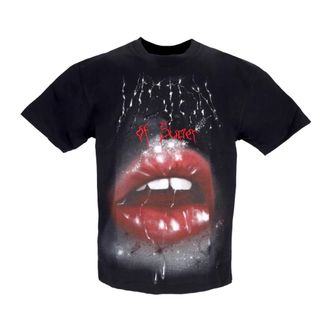Vision Of Super Rock Mouth Print Schwarzes T-Shirt - - Tops - Herren - Schwarzk - XL