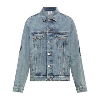 VETEMENTS Homme, Vestes, Bleu, Taille: M Veste en jean effet vintage
