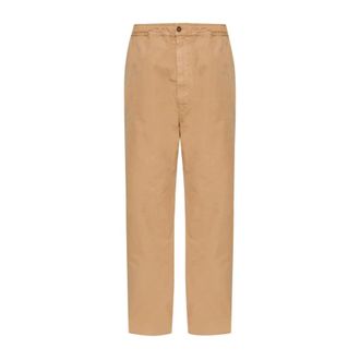 Maison Margiela Relaxed Fit Baumwoll-Twill-Hose - - Trousers - Herren - Beige - L