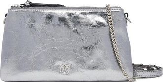 Pinko Handtasche Double Mini Al 25-26 PLTT 105359 A2OT Silberfarben