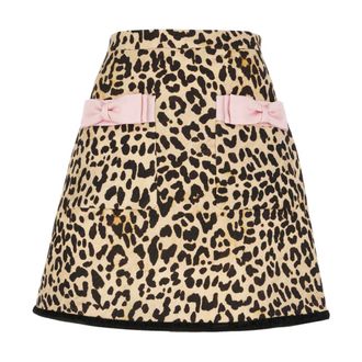 Valentino Garavani Femme, Jupes, Brun, Taille: 36 FR Jupe Crepe Couture