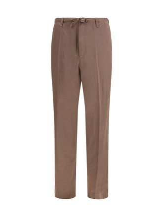 Dries Van Noten Mens Trousers Penny Pants Old Rose Viscose