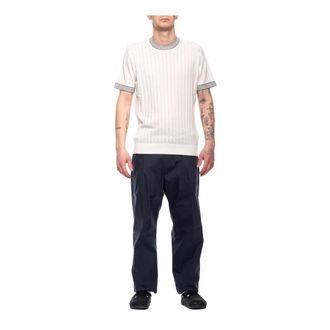 Paolo Pecora Homme, Tops, Blanc, Taille: M A030-1102 Polo