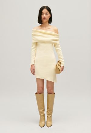 Claudie Pierlot Asymmetrisches Strickkleid