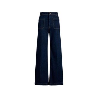 Polo Ralph Lauren Pantalon bootcut en coton m&eacute;lang&eacute;