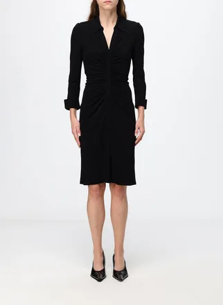 Diane Von F&uuml;rstenberg Gerafftes Slim-Fit-Blusen-Minikleid aus Viskose