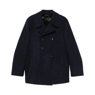 Tom Ford Homme, Manteaux, Bleu, Taille: L TOM Ford Manteaux