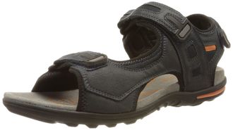 Geox Herren Uomo Strada Sandal, Navy, 47 EU