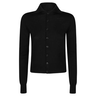 Maison Margiela Stylischer Cardigan f&uuml;r einen Trendy Look - - Knitwear - Damen - Schwarzk - XS