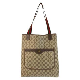 Gucci Pre-owned GG Supreme Schultertasche - - Pre-owned - Damen - Beige - ONE SIZE
